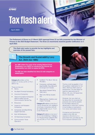 Tax Flash Alert - KPMG Ghana