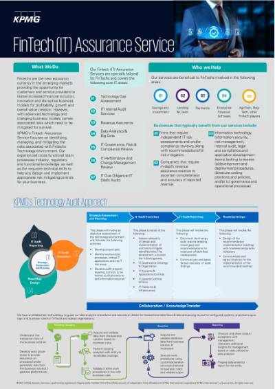 FinTech (IT) Assurance Service - KPMG Nigeria