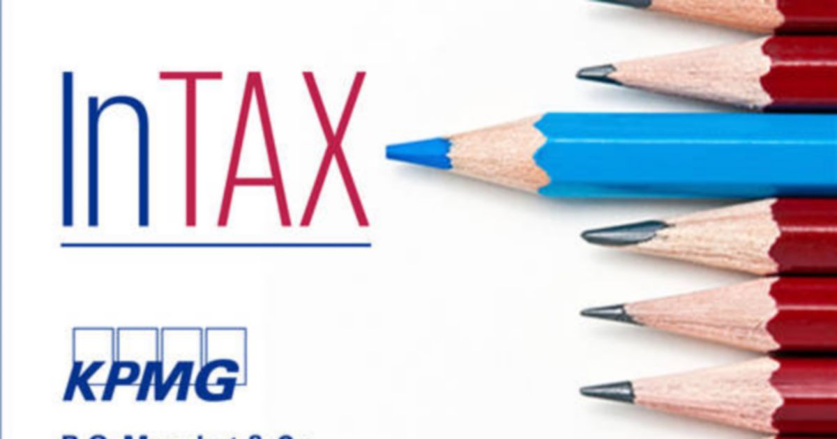 InTAX: August 2017 Issue 8 | Vol.1 - KPMG Philippines