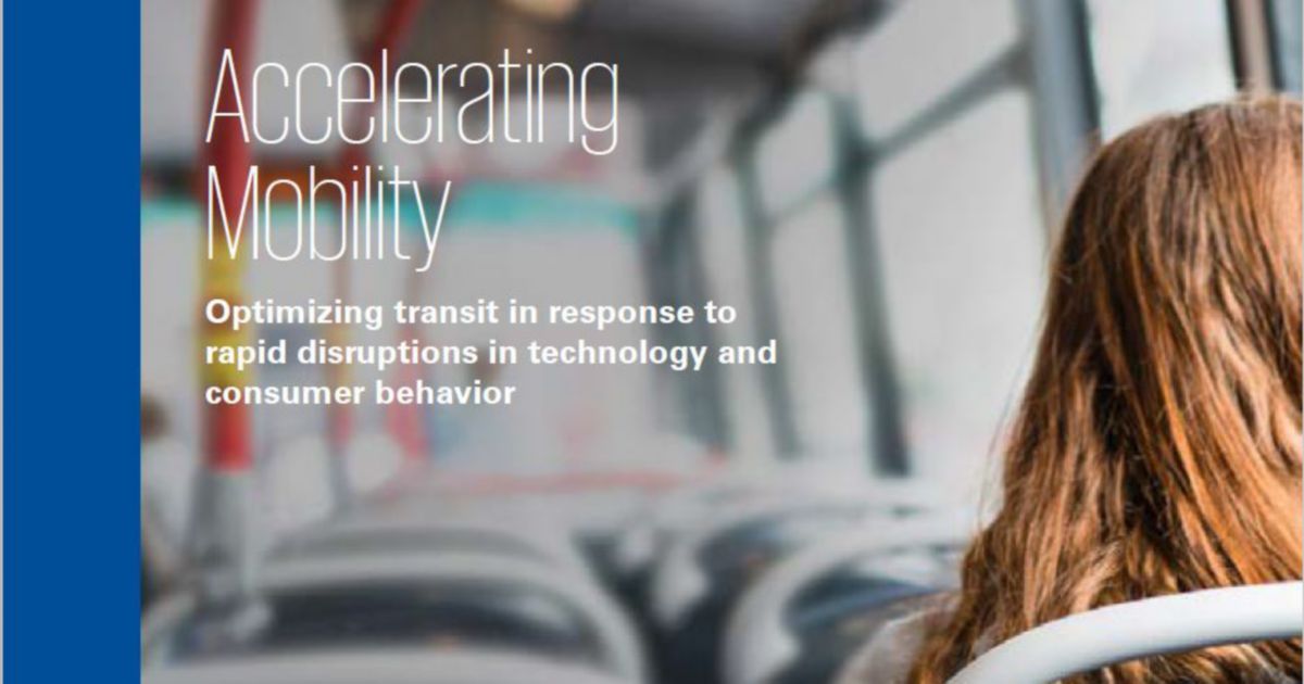 Accelerating Mobility 提升大眾運輸使用效益 - KPMG Taiwan