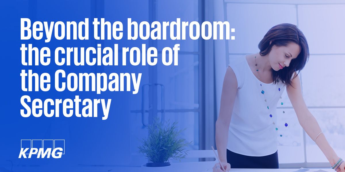 Step forward – the Company Secretary - KPMG Luxembourg