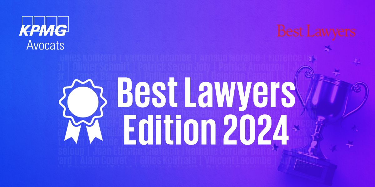 KPMG Avocats classé par Best Lawyers 2024