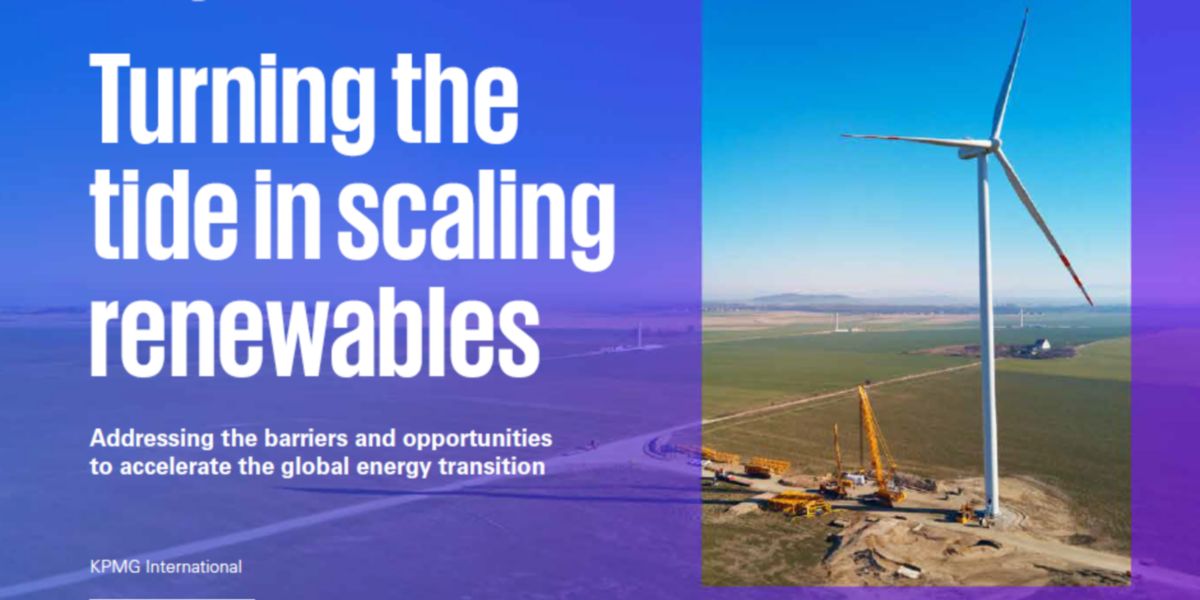 Έκθεση “Turning the tide in scaling renewables” - KPMG Greece