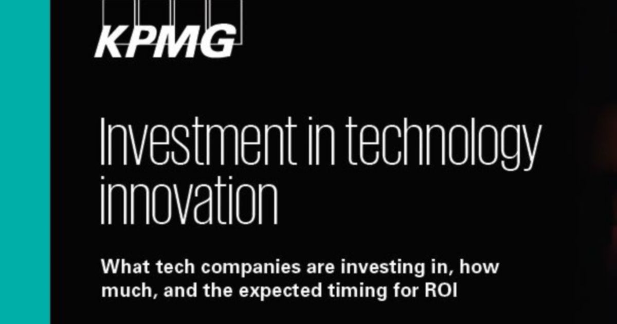 科技創新的投資 - KPMG Taiwan